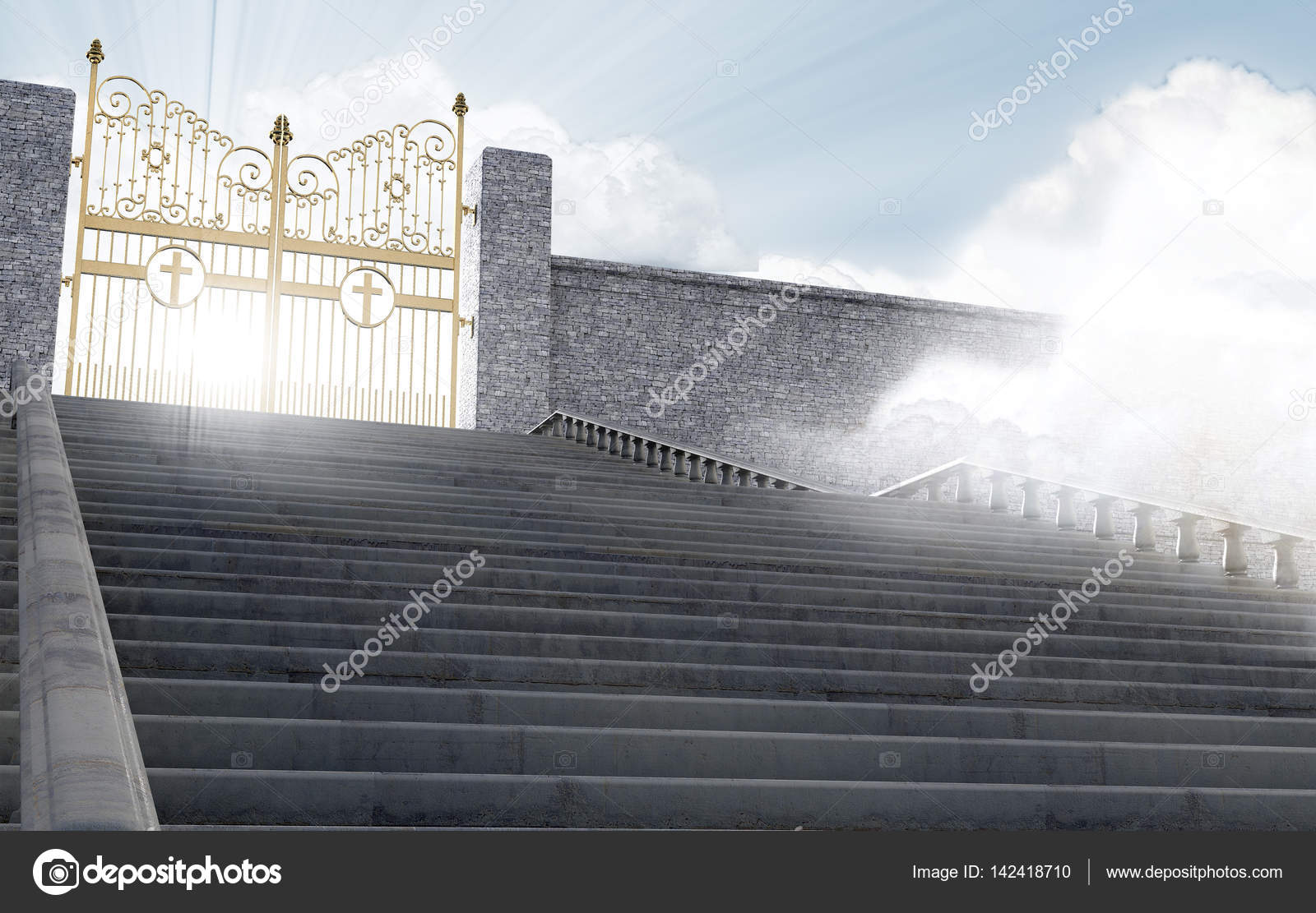Heavens Gates Closed — Stock Photo © albund #142418710