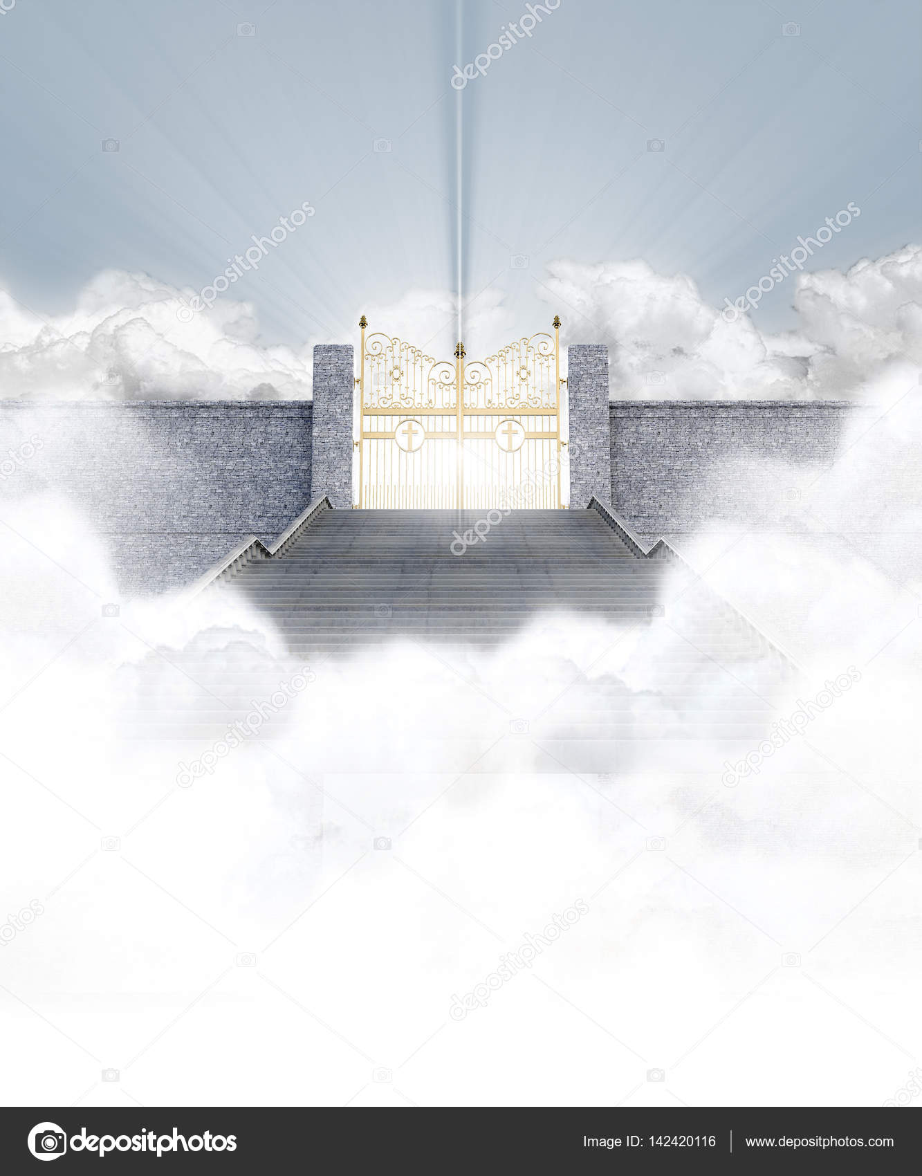 Heavens Gates Closed — Stock Photo © albund #142420116