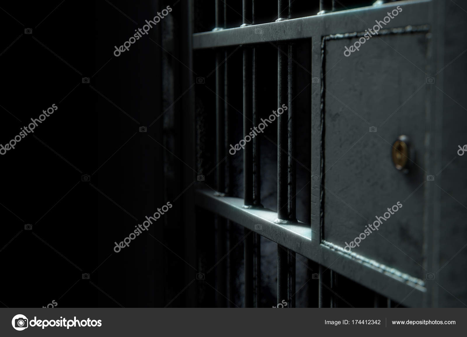 Jail Cell Door Stock Photo by ©albund 174412342