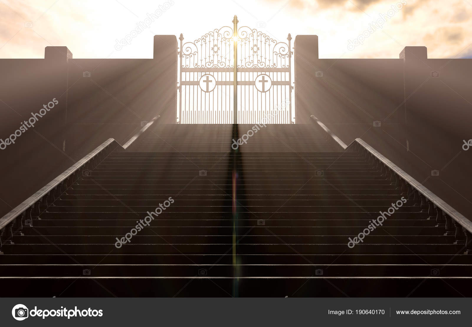 The Stairs To Heavens Gates ⬇ Stock Photo, Image by © albund #190640170