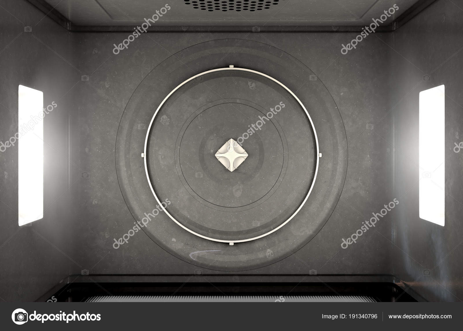 Microwave Top View — Stock Photo © albund #191340796