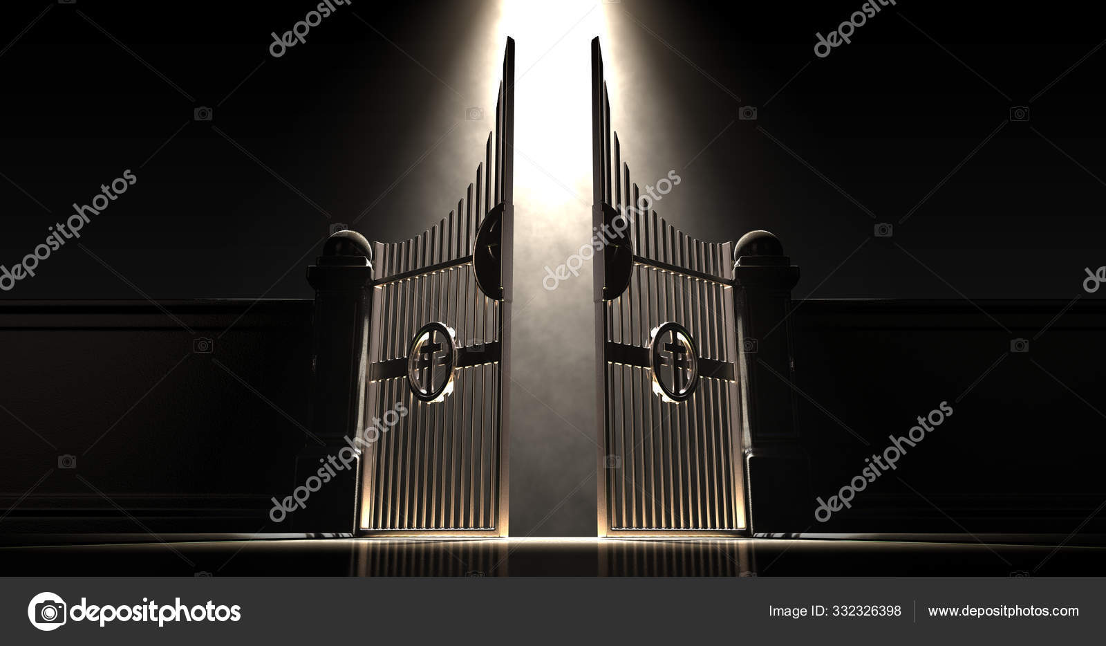 Heavens Gates Spotlit Stock Photo by ©albund 332326398