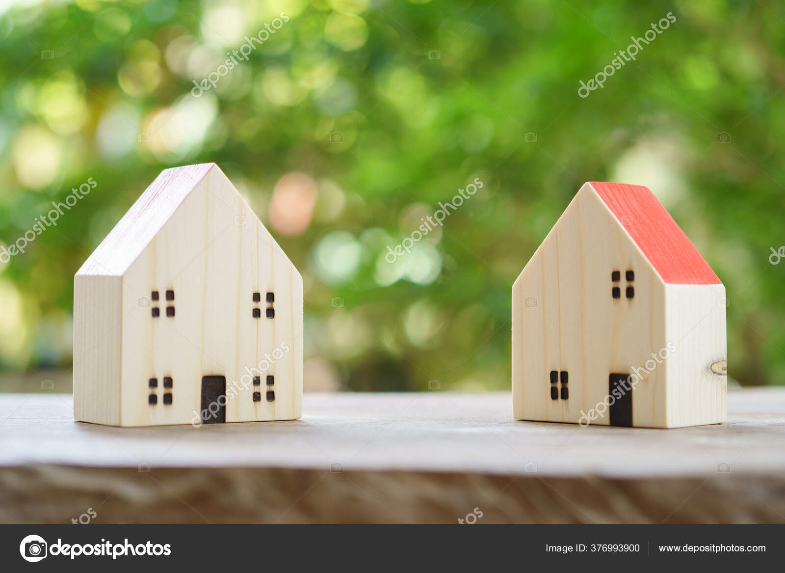 Model House Model Using Background Business Concept Real Estate Concept ...