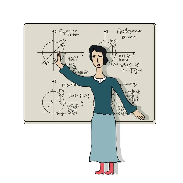 Cartoon characters of mathematics images libres de droit, photos de ...