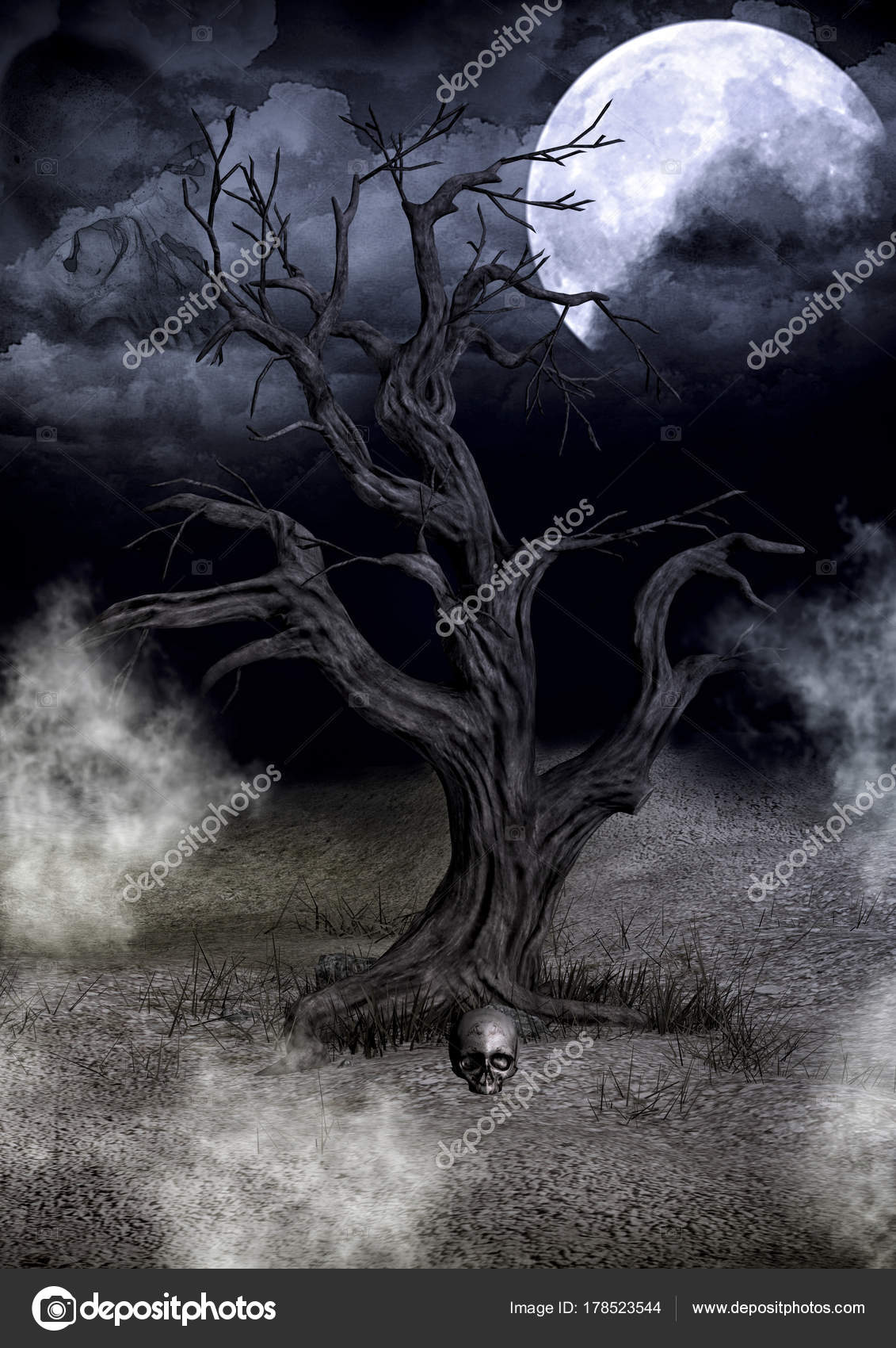 Dark Creepy Tree