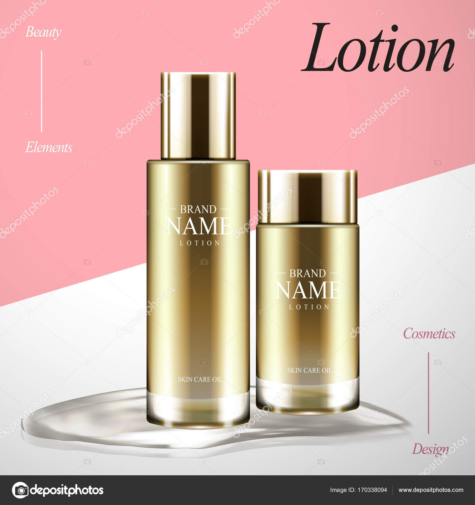 Lotion design elements Stock Vector Image by ©MITstudio #170338094