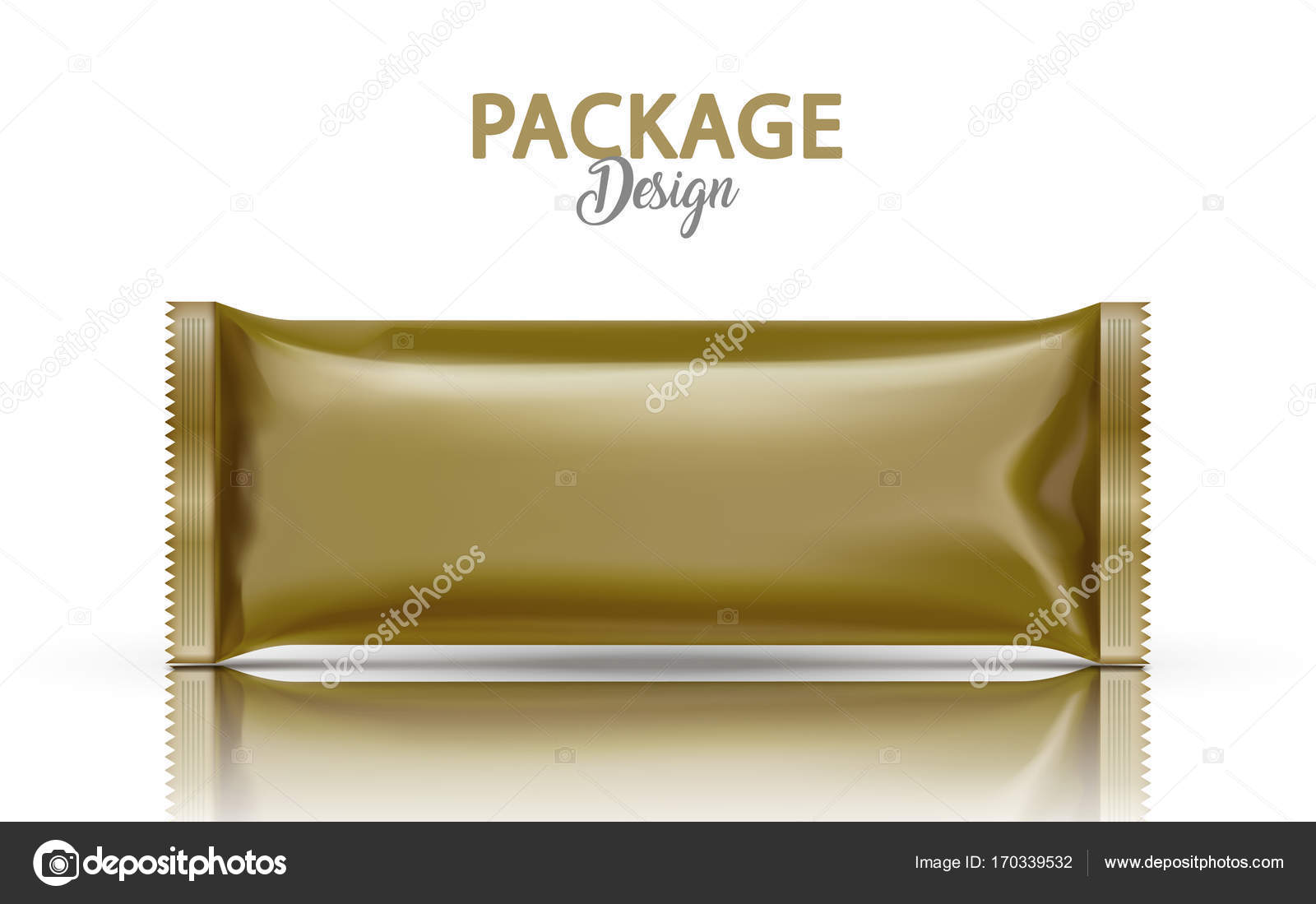 Blank foil package design Stock Vector Image by ©MITstudio #170339532