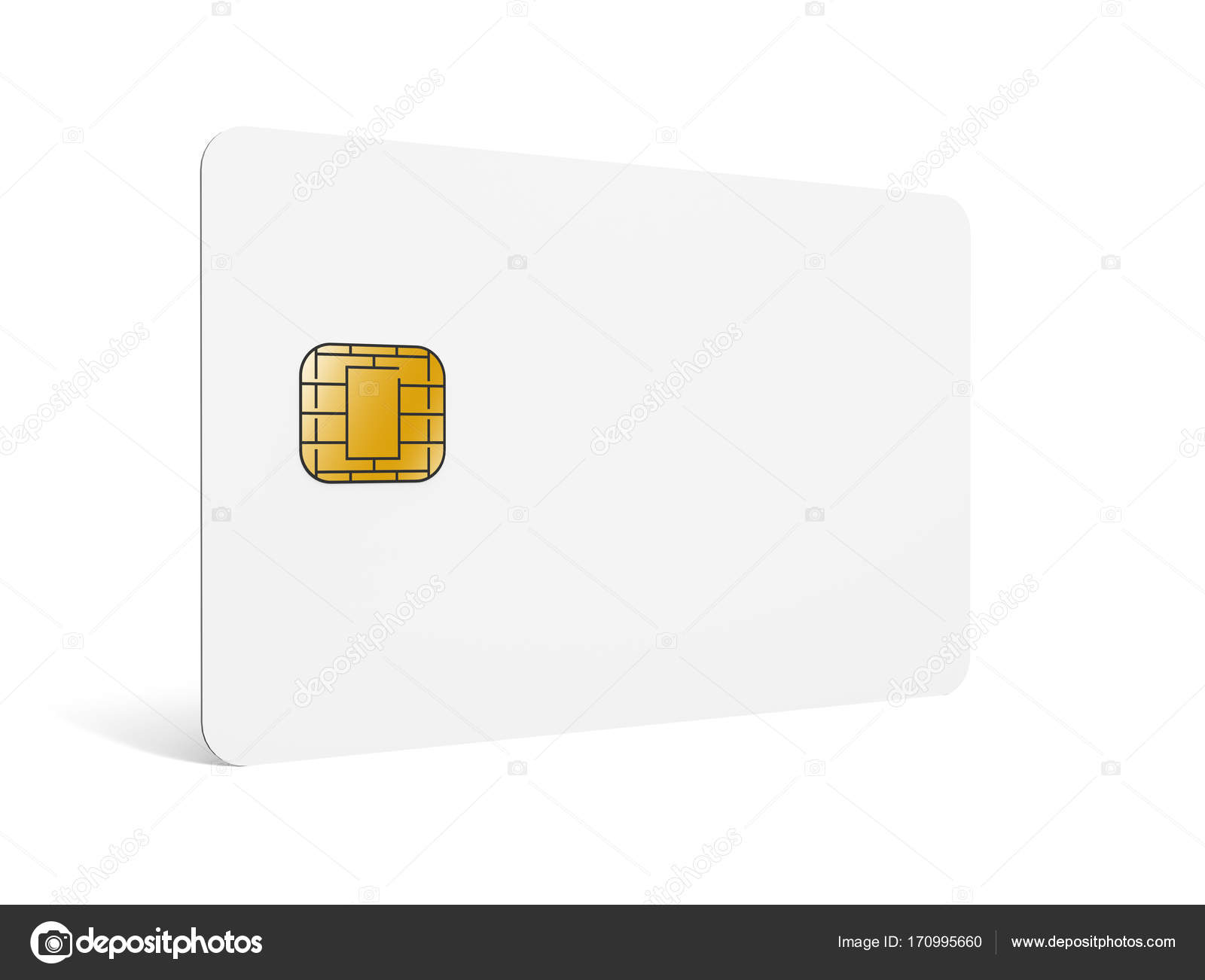 Blank chip card Stock Photo by ©MITstudio 170995660