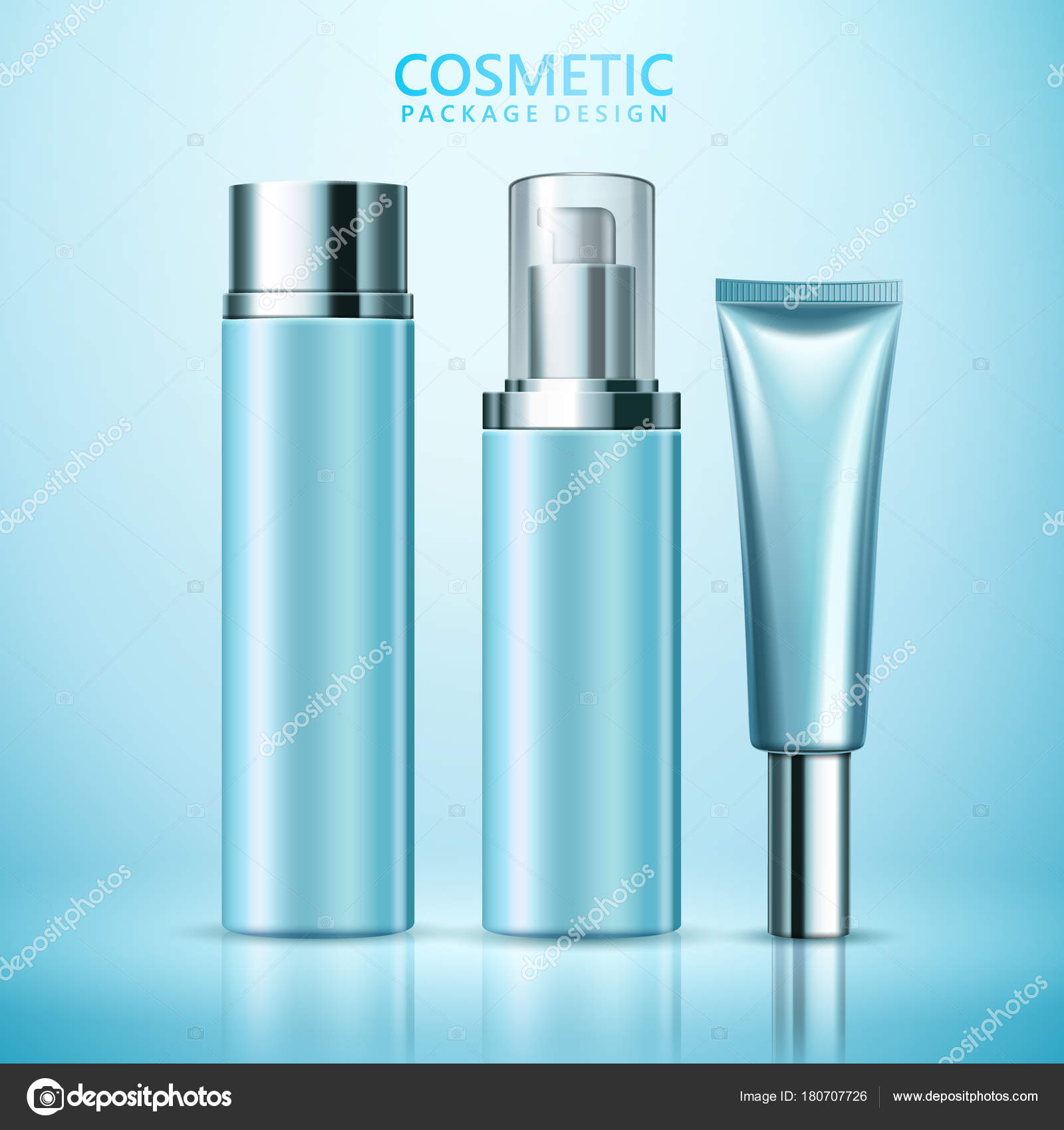 Cosmetic package design set Stock Vector by ©MITstudio 180707726