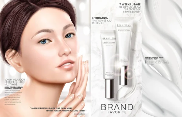 Skin care ads Vector Art Stock Images | Depositphotos