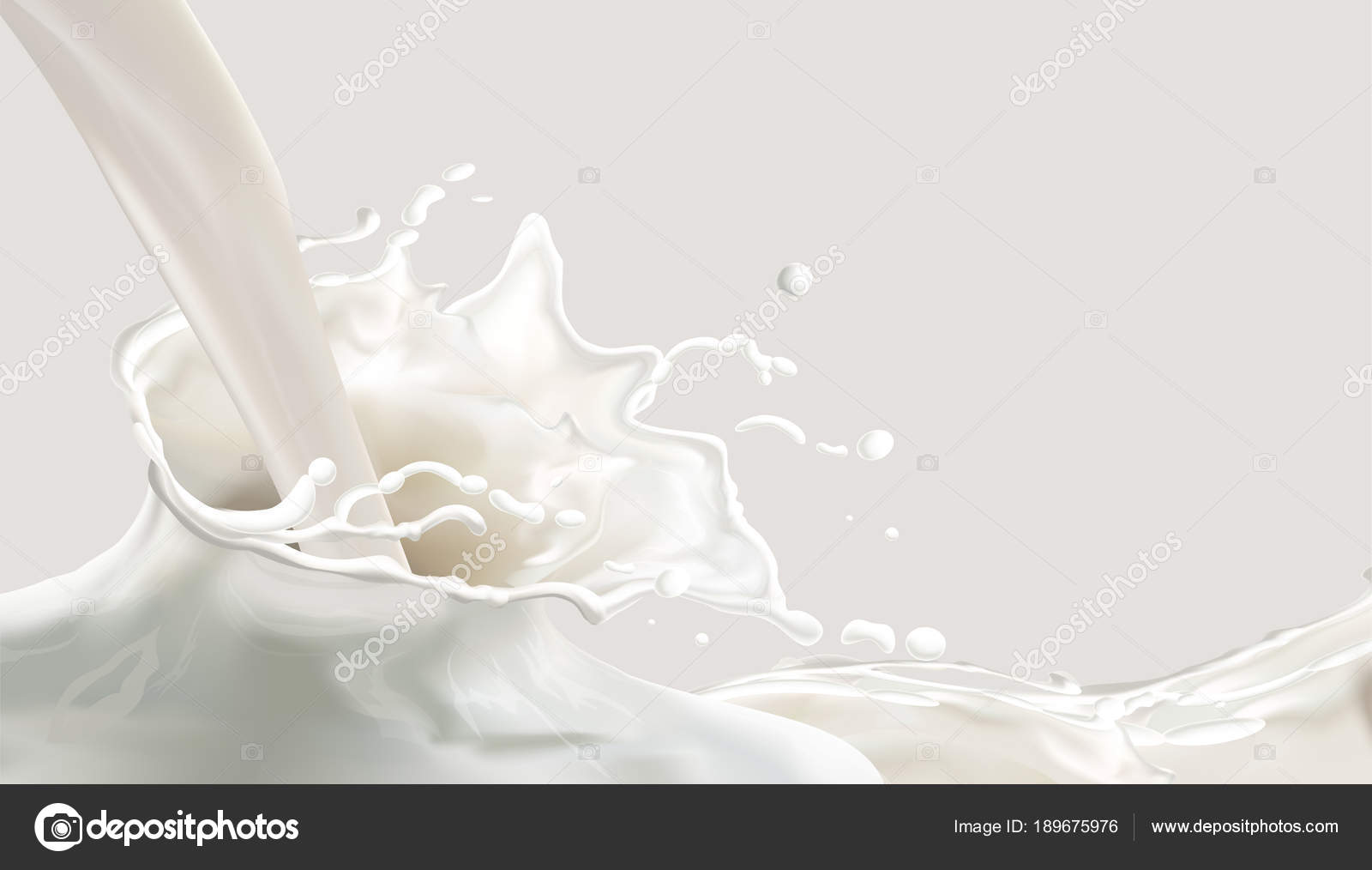 Milk splashing effect Stock Vector Image by ©MITstudio #189675976