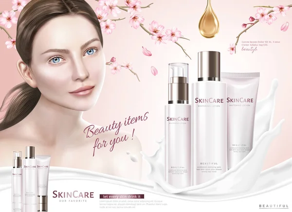 Skin care ads Vector Art Stock Images | Depositphotos