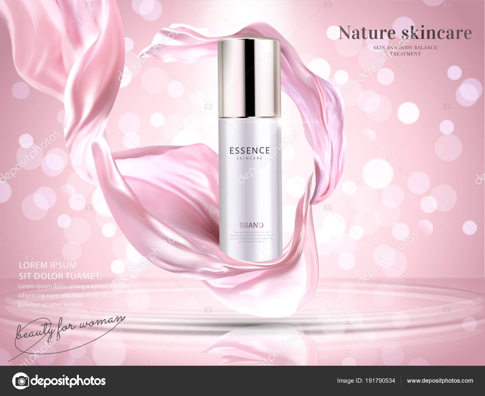 Cosmetic product ads Stock Vector Image by ©MITstudio #191790534