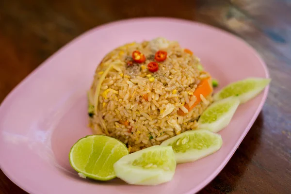 Thai fried rice with egg - Stock Image - Everypixel