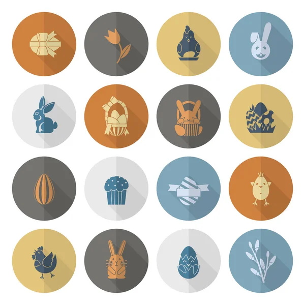 Celebration Easter Icons Stock Vector by ©HelenStock 84256186
