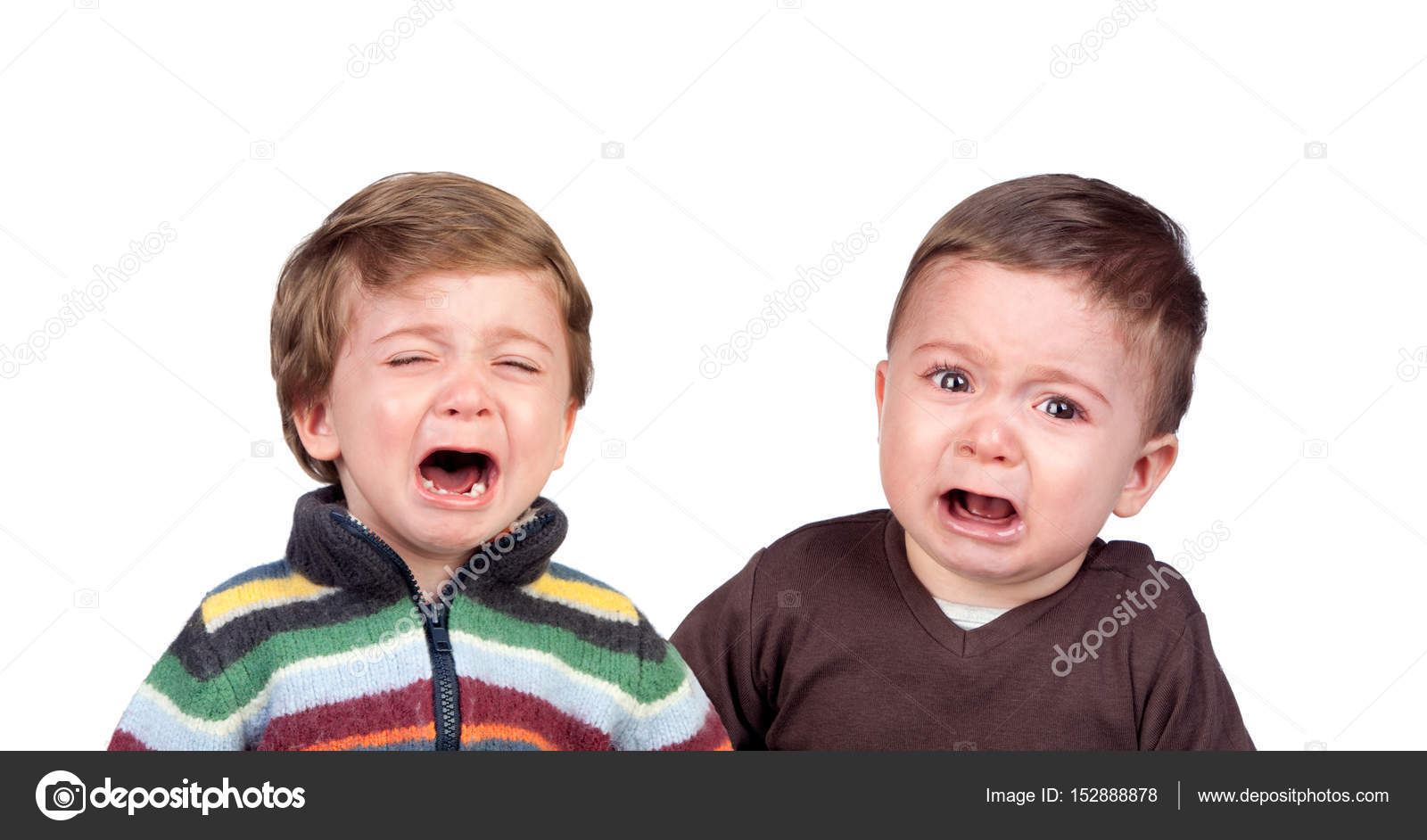 Little brothers crying Stock Photo by ©Gelpi 152888878