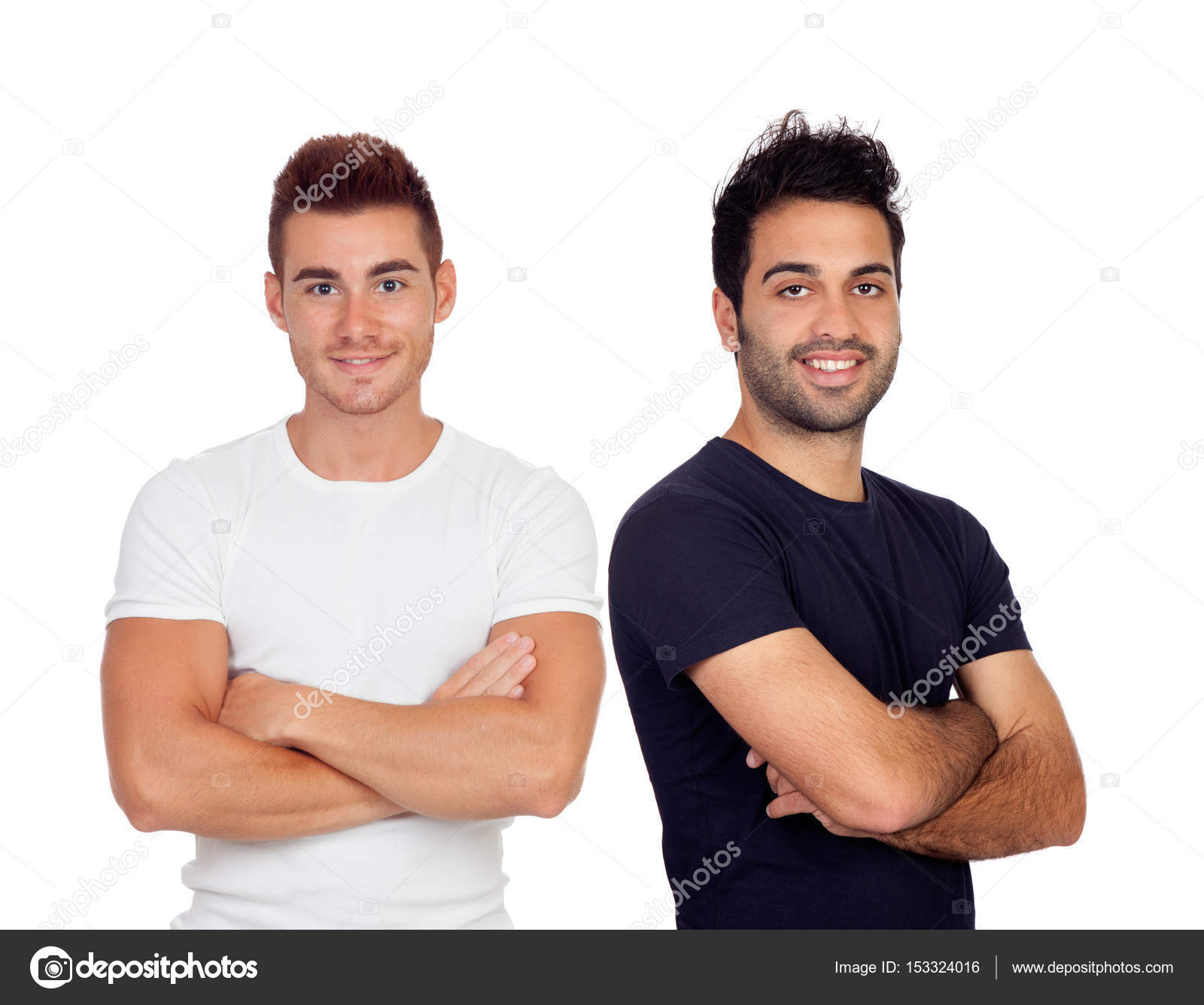 Two handsome men Stock Photo by ©Gelpi 153324016