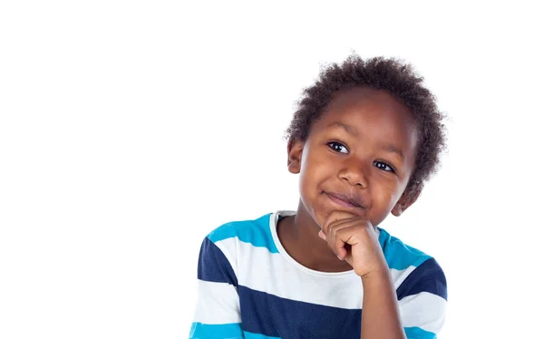 Black child thinking Stock Photos, Royalty Free Black child thinking ...