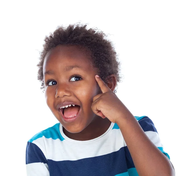 Black child thinking Stock Photos, Royalty Free Black child thinking ...