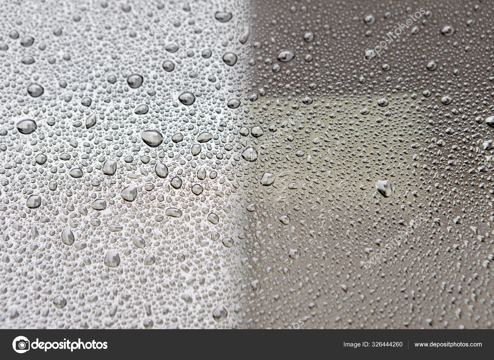 Grey Surface Drops Rain Water Close Stock Photo by ©Gelpi 326444260