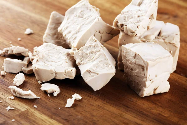 Dry Yeast Crumbled Yeast Block Baking Stock Photo by ©beats1 231427278