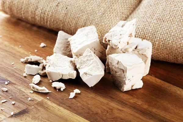 Dry Yeast Crumbled Yeast Block Baking Stock Photo by ©beats1 231427278