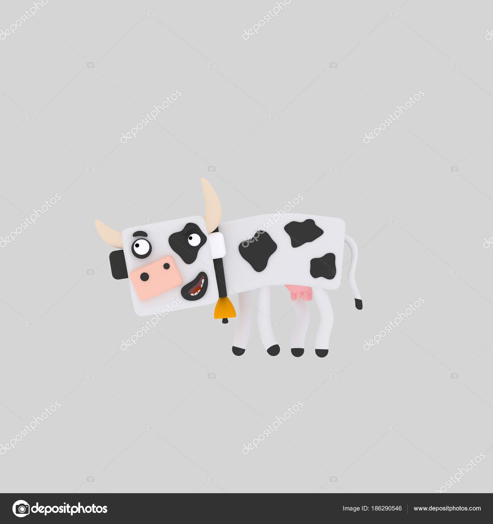 Nice Cow Animation Stock Illustration by ©rasinmotion #186290546