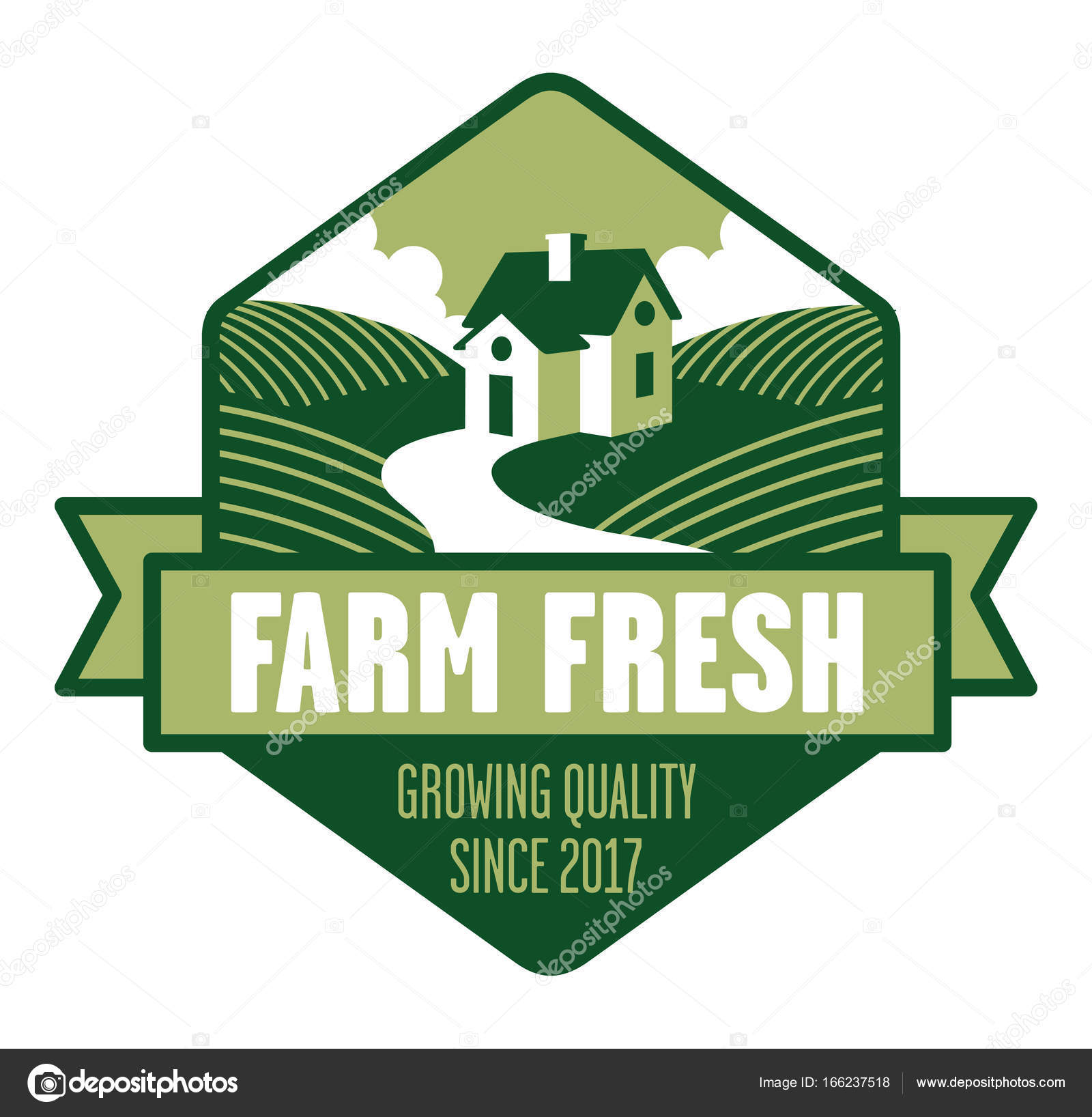 Farm Fresh Logo Stock Vector by ©fiftyfootelvis 166237518