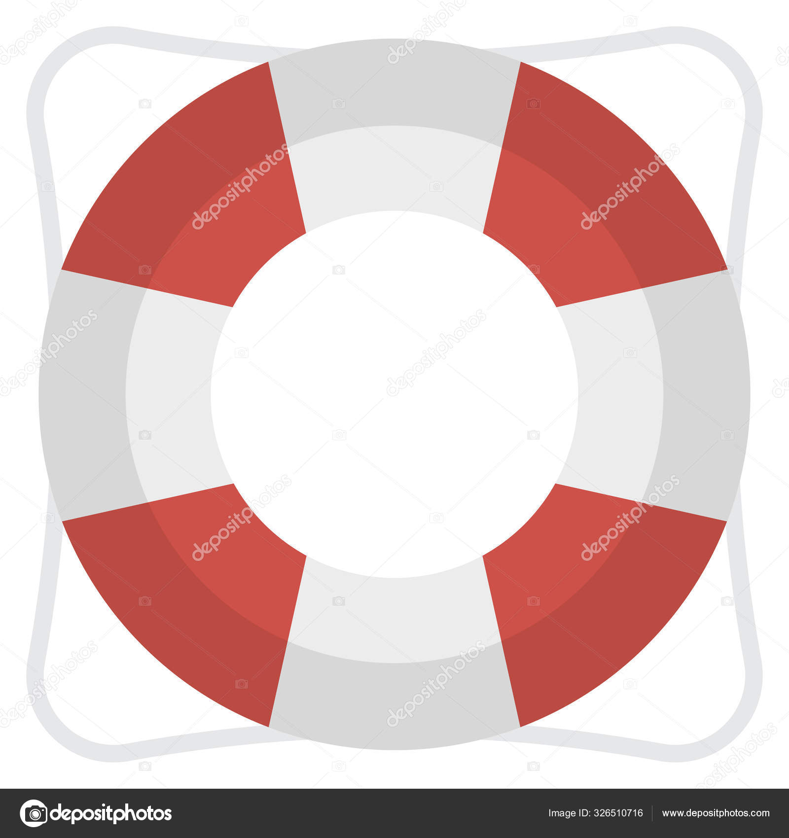 Life Tube Flat Icon Vector Illustration Stock Vector by ©dinosoftlabs ...