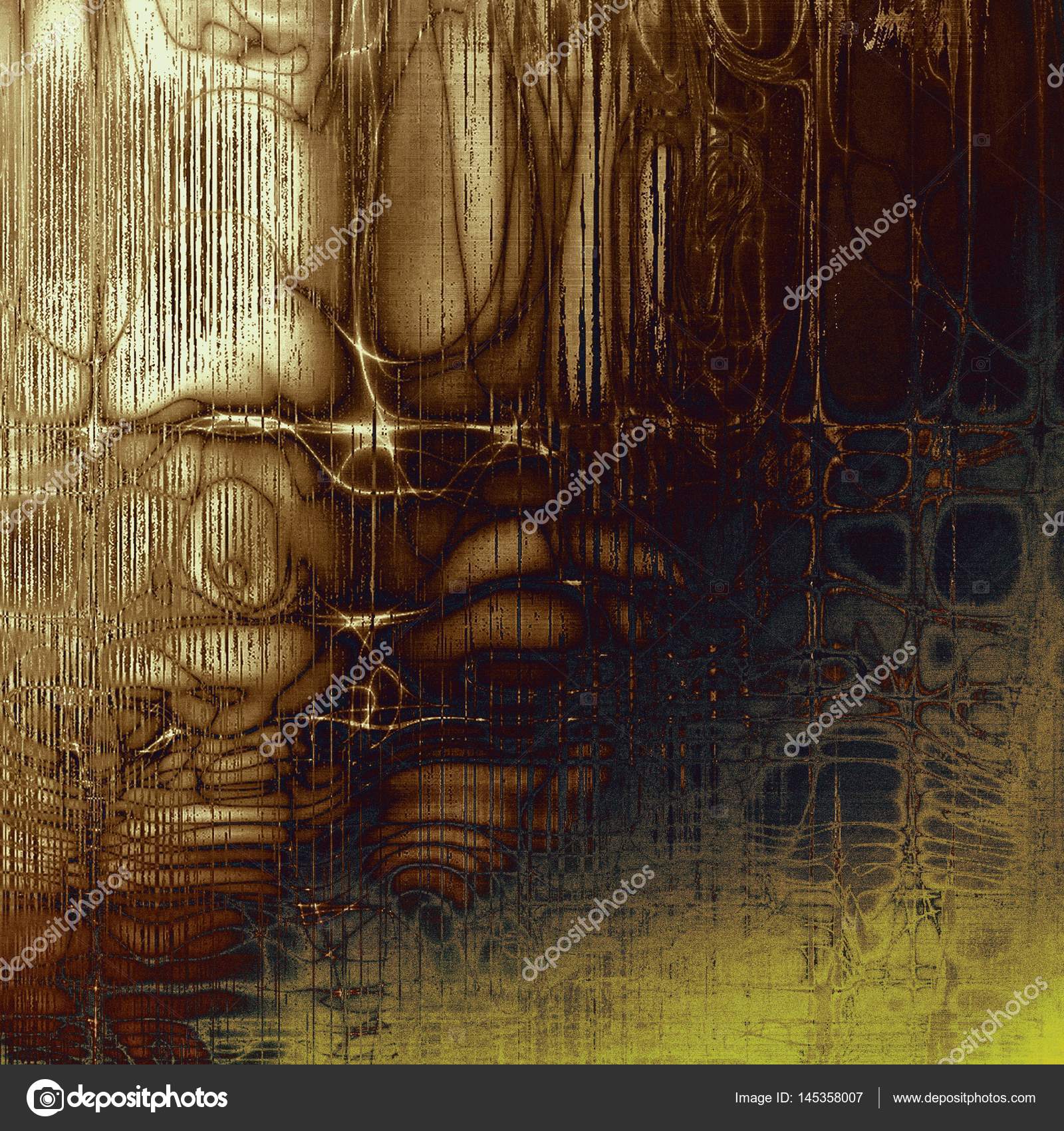 Vintage texture, old style frame decoration with grunge graphic ...