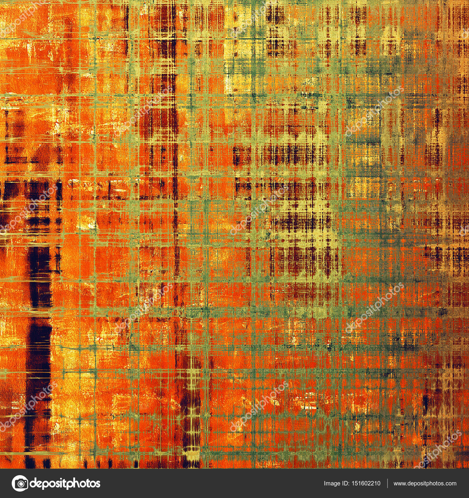 Vintage old retro background with ancient style design elements and ...