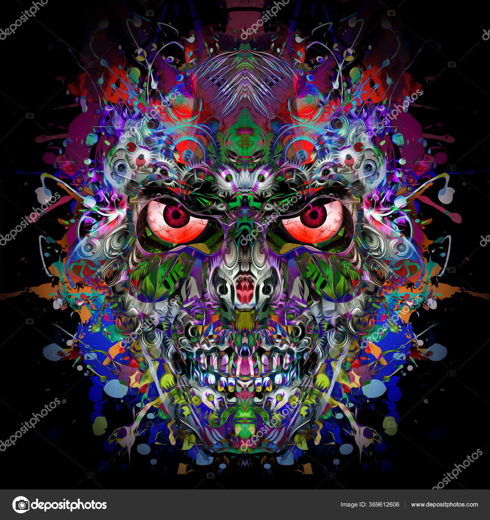 Wicked Skull Backgrounds