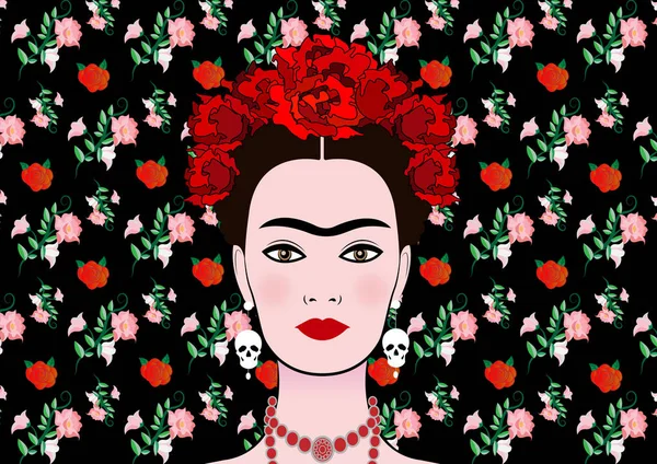 Frida kahlo vector Vector Images, Royalty-free Frida kahlo vector ...