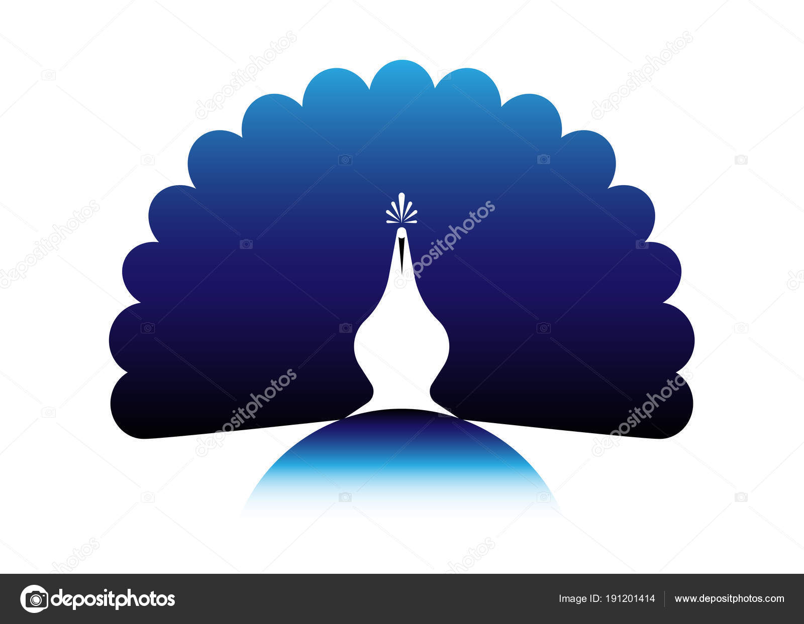 Peacock outline silhouette | Peacock icon silhouette Logo design vector ...