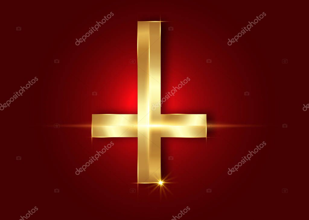 La Cruz de San Pedro o Cruz de Oro Petrina es una cruz latina invertida ...