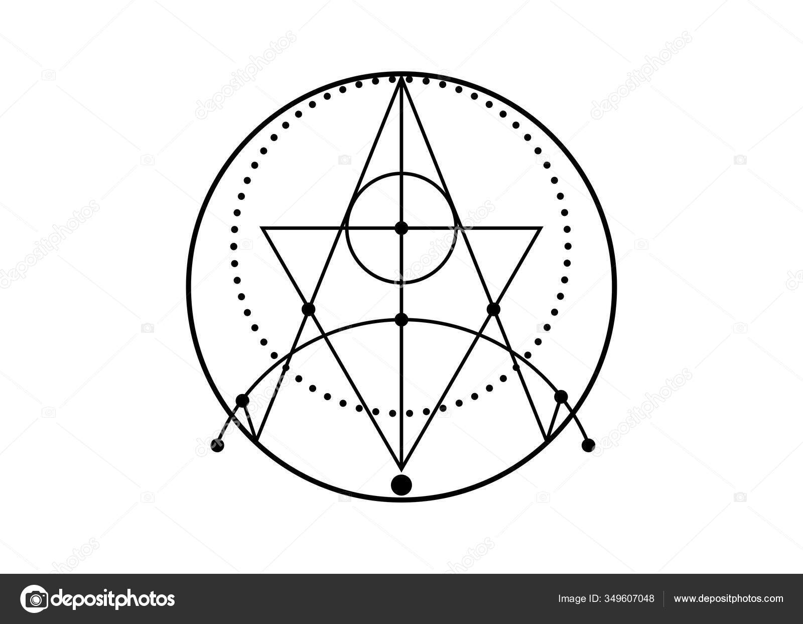 Sigil Protection Magical Amulets Can Used Tattoo Logos Prints Wiccan ...