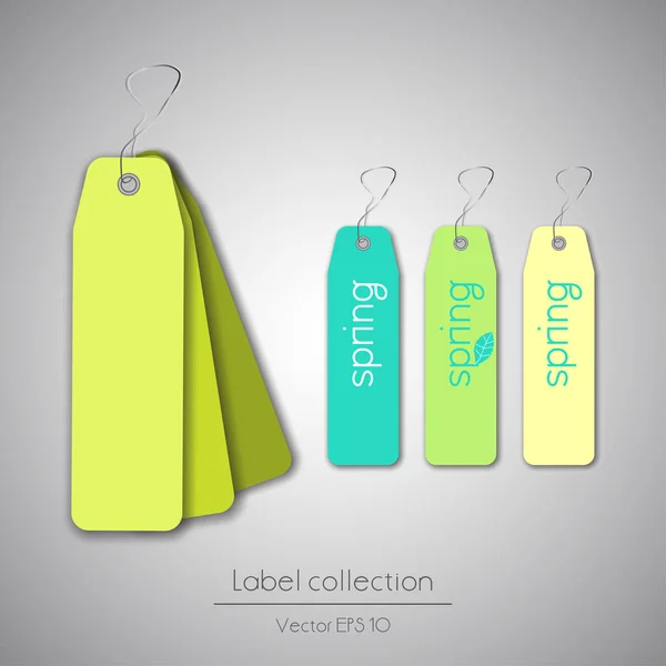 Black and yellow hanging labels Stock Vector Image by ©shekaka #144164585