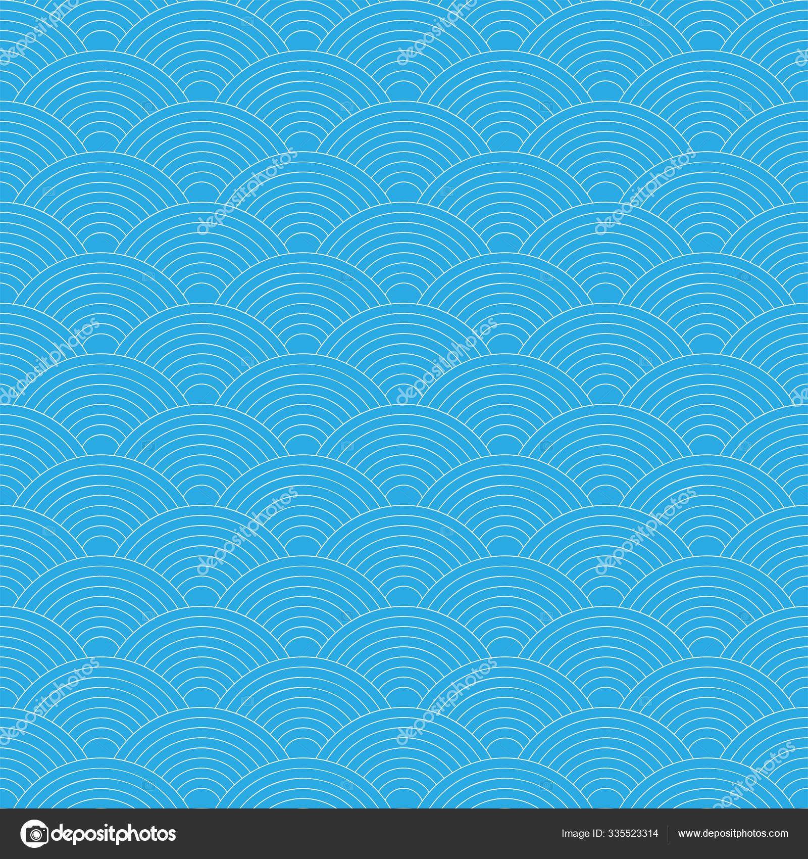 Seamless pattern. Wave. Fish scales texture. Vector illustration Stock ...