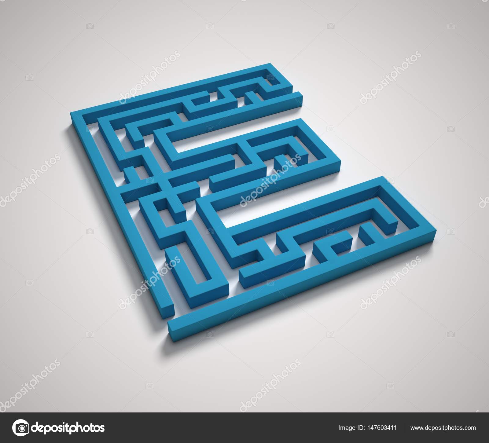 Maze font letter E — Stock Photo © koya979 #147603411