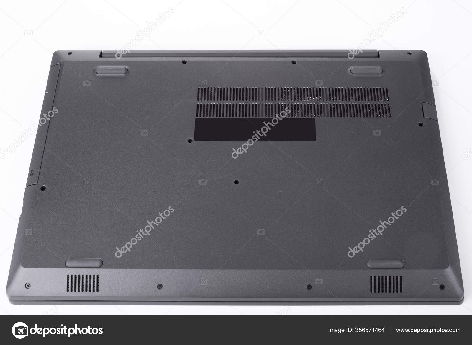 Laptop Back Side Notebook Bottom White — Stock Photo © photomaxop ...