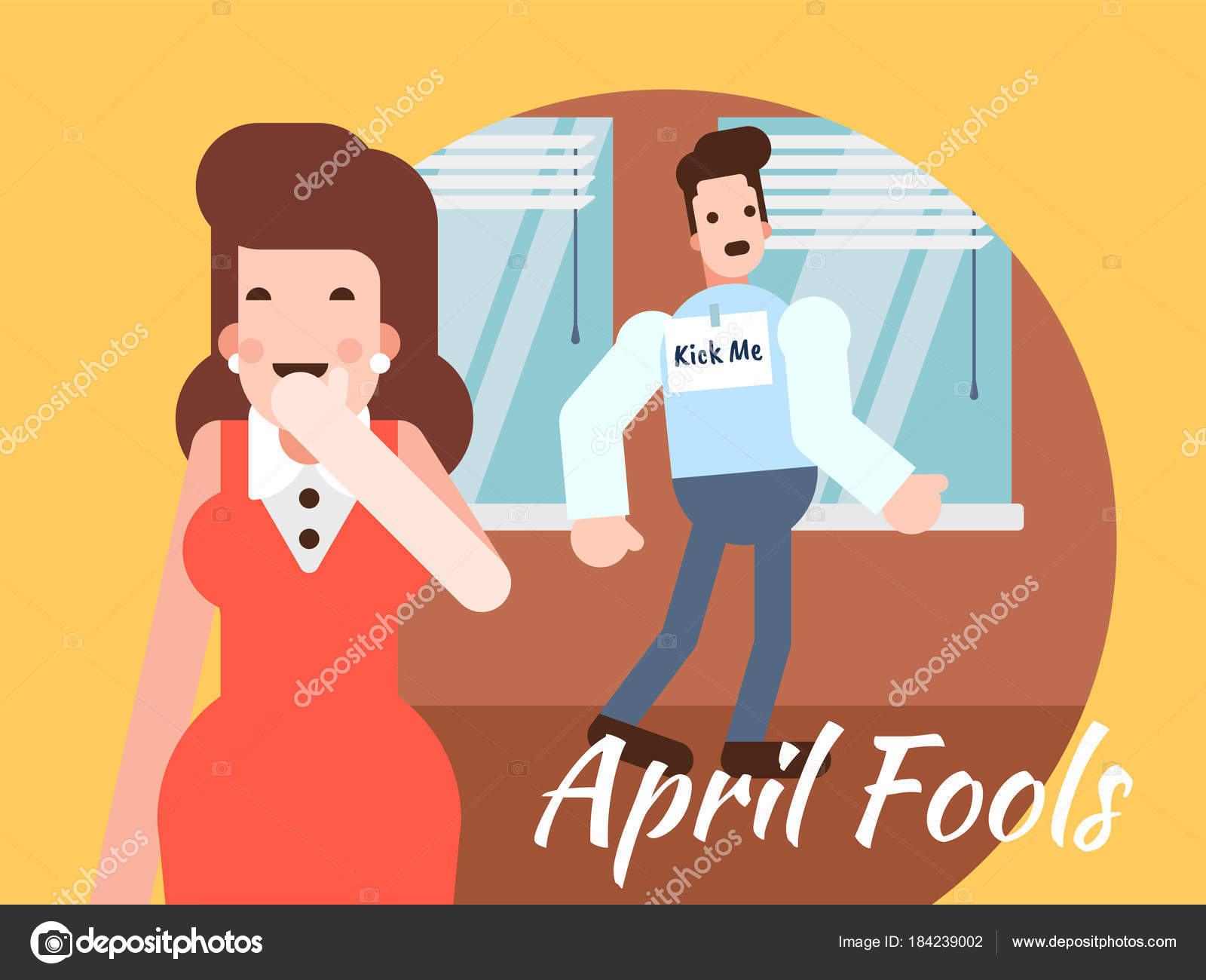 April Fools Day illustration Stock Vector Image by ©rikitikitao@gmail ...
