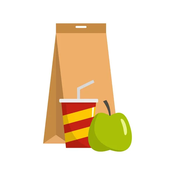 Paper Lunch Bag Icon