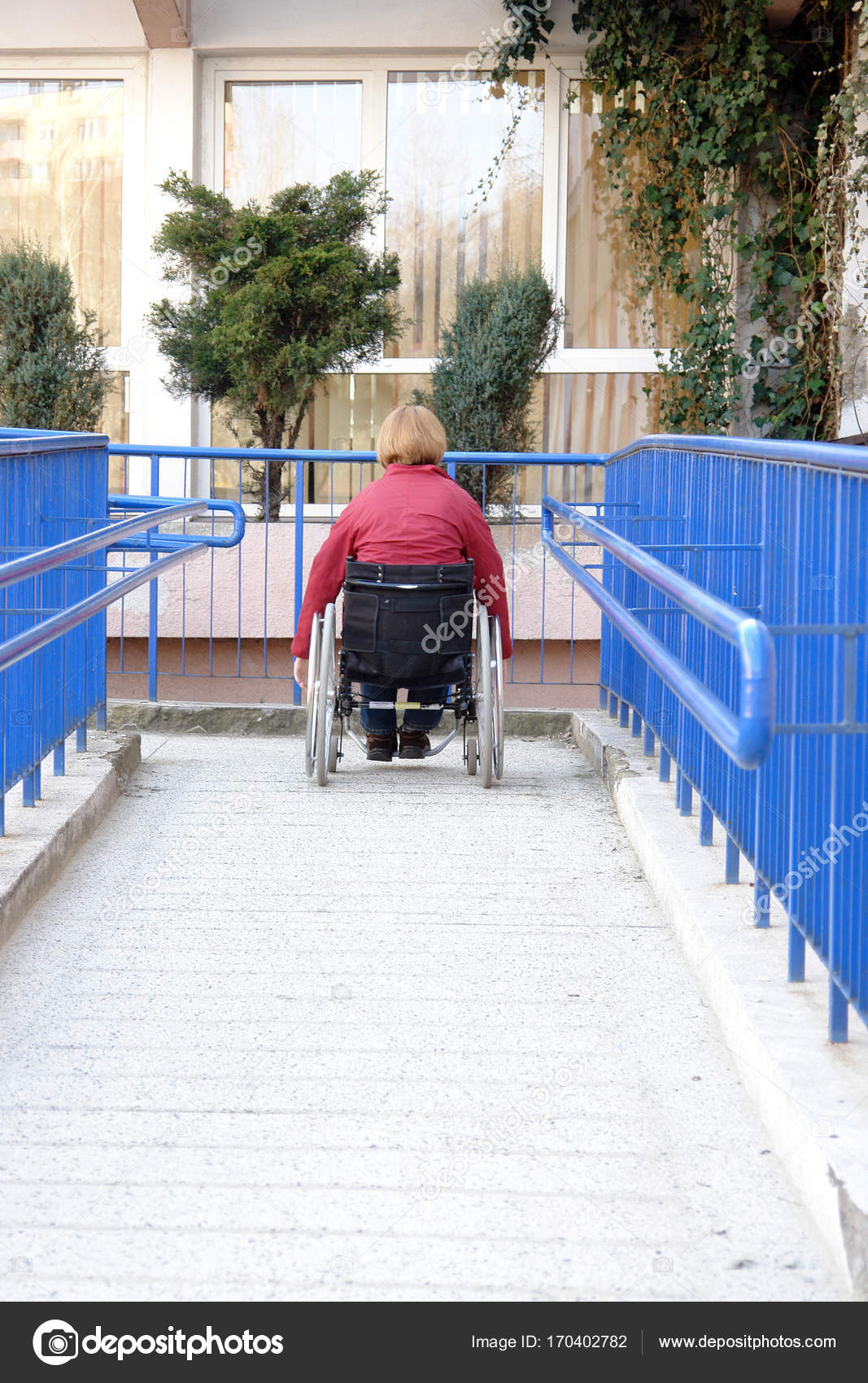 Using wheelchair ramp Stock Photo by ©pryzmat 170402782