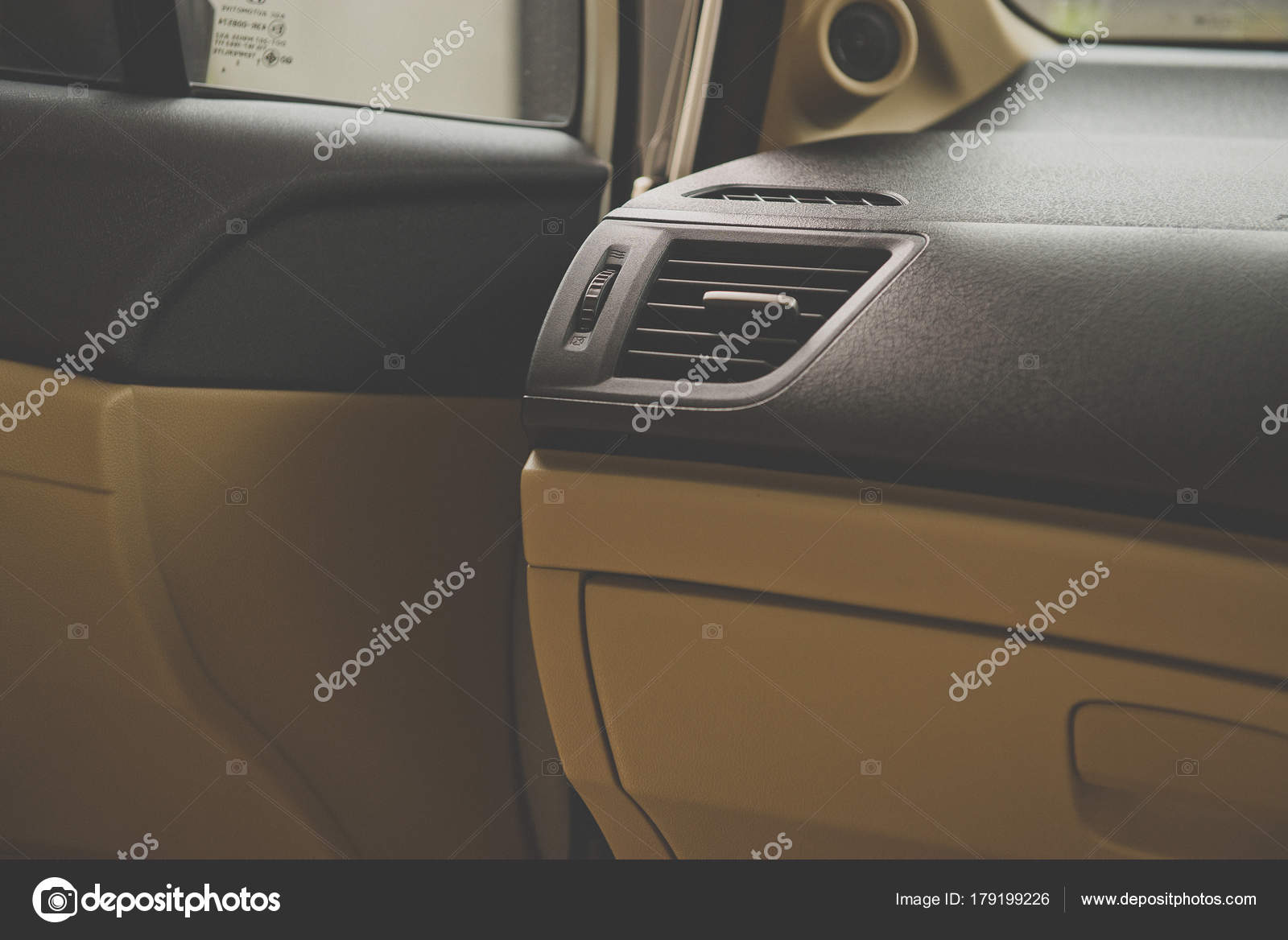 Car Air Conditioning System Button Dashboard Car Panel — Stock Photo ...