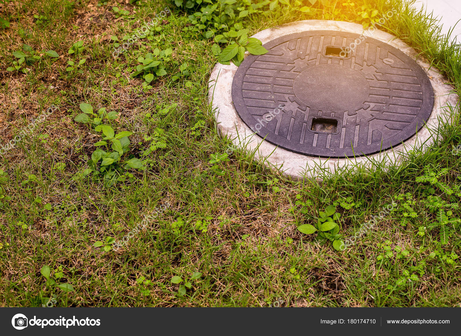 Septic Tanks System Outdoor Stock Photo by ©GBALLGIGGSPHOTO 180174710