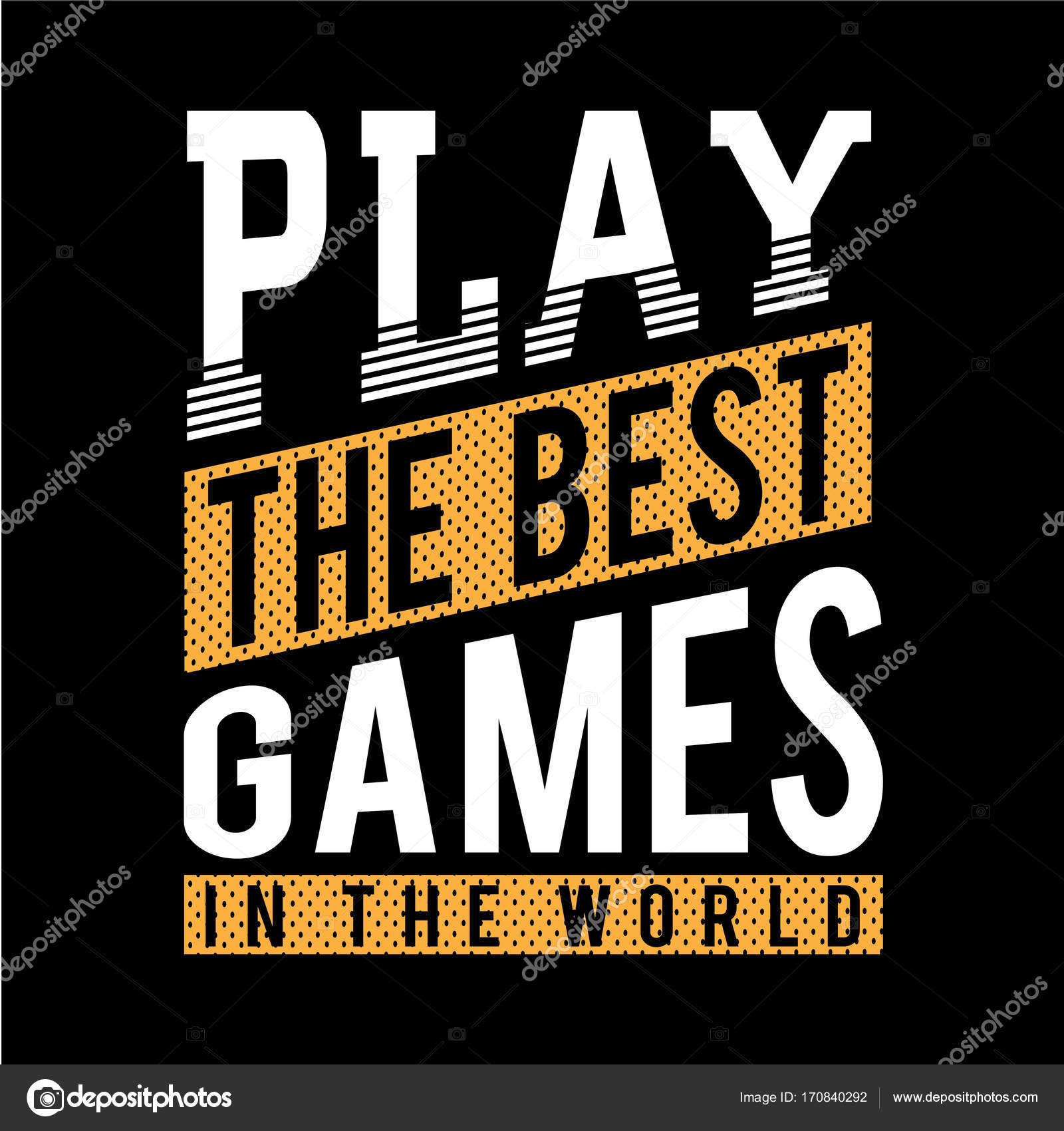 Game typography illustration Stock Vector Image by ©Syquallo #170840292