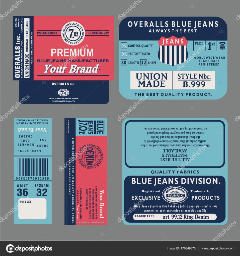 Tags Retro Labels Vintage Labels Collection Premium Quality Guarantee ...