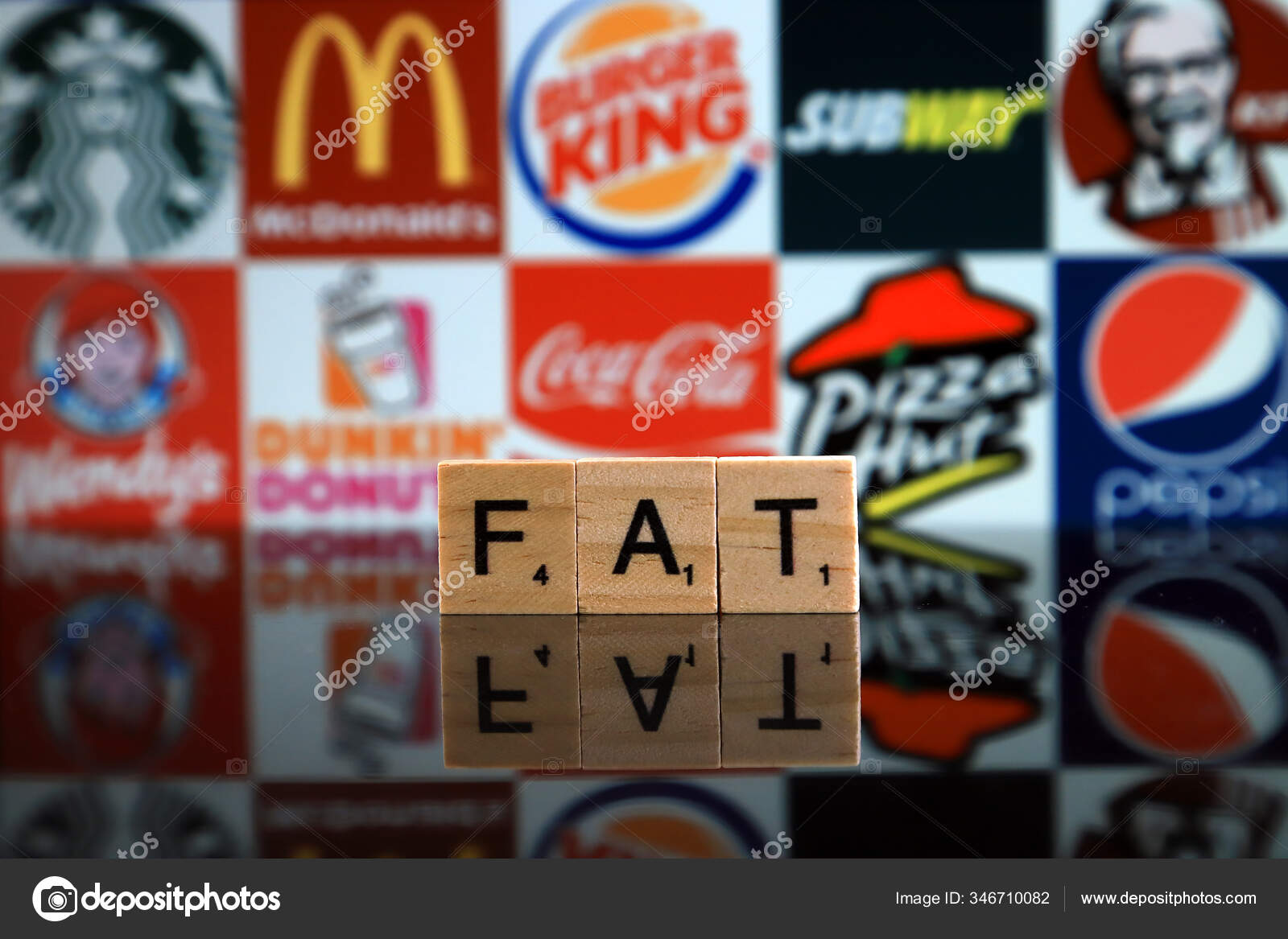Fast Food Logos Collage