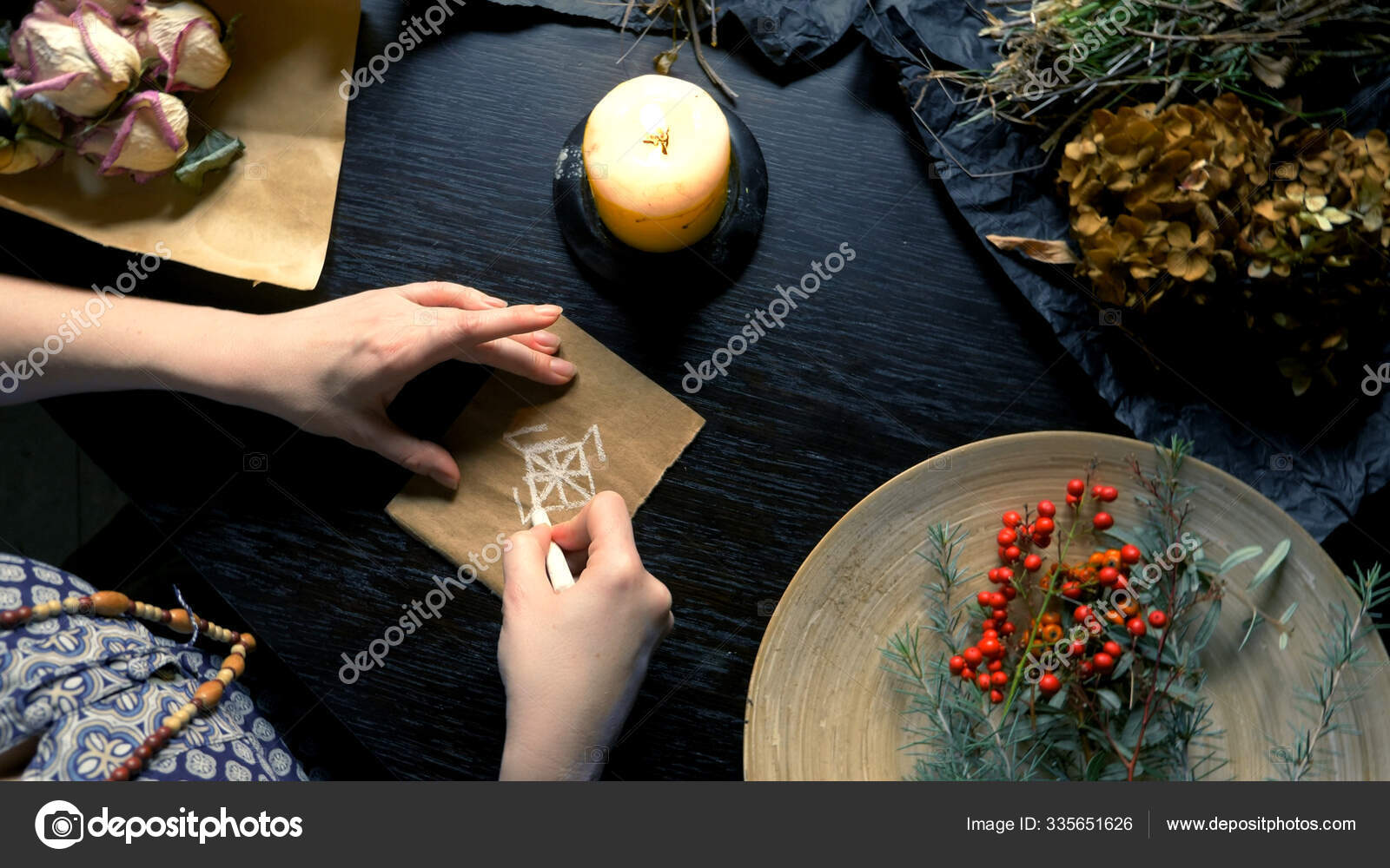 Parchment Background Runes