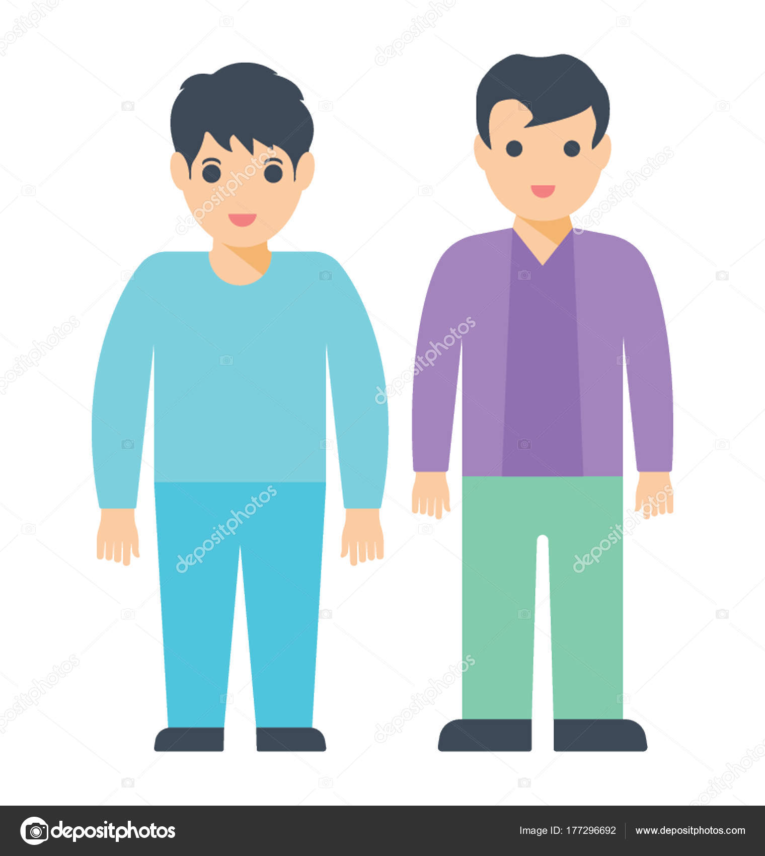 Two Brothers Cartoon